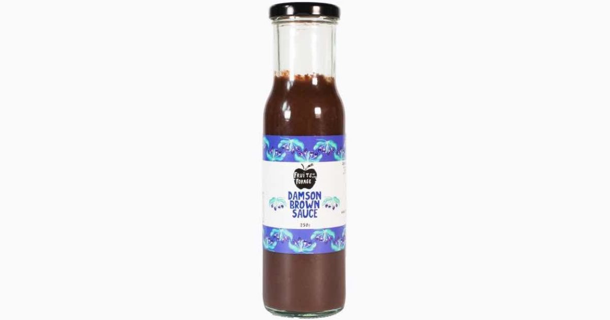 Damson Brown Sauce | Groobarb's Wild Farm
