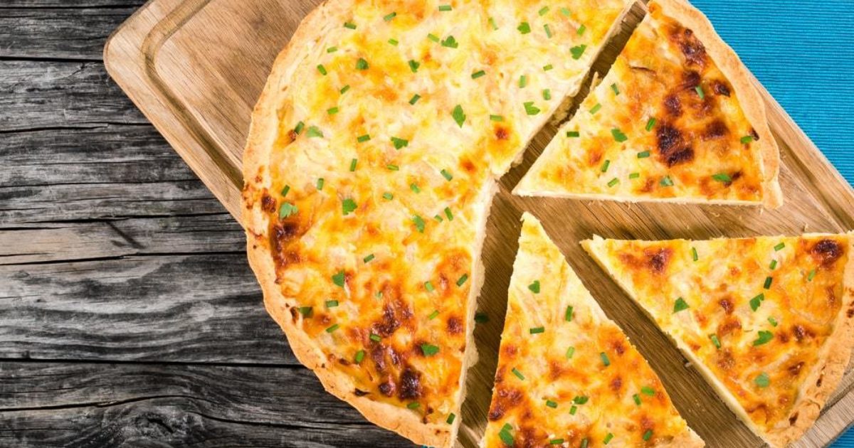 Spring Onion Quiche | Groobarb's Wild Farm