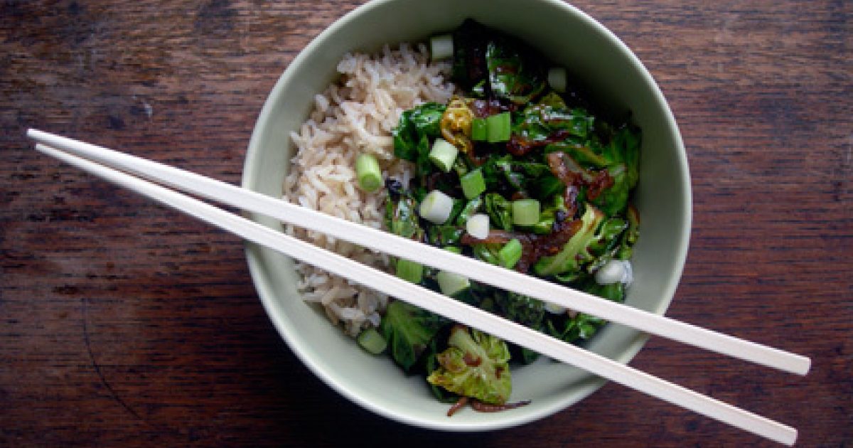 Stir Fried Sprout Tops | Groobarb's Wild Farm