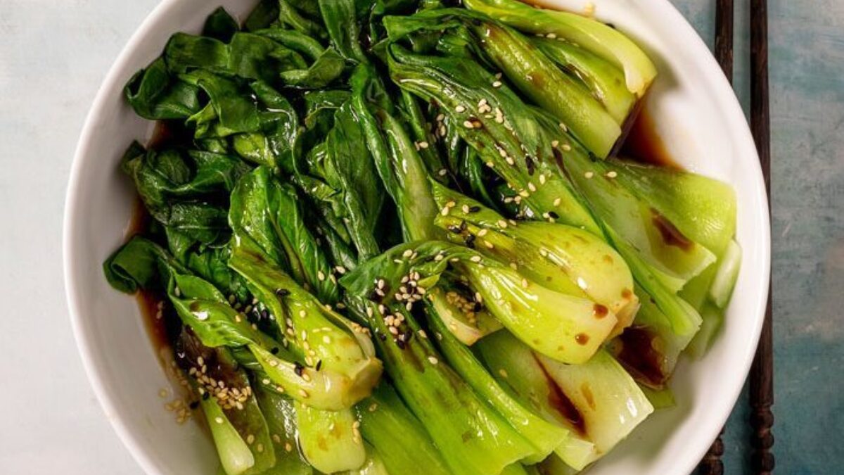 Garlic and Lemon Pak Choi | Groobarb's Wild Farm
