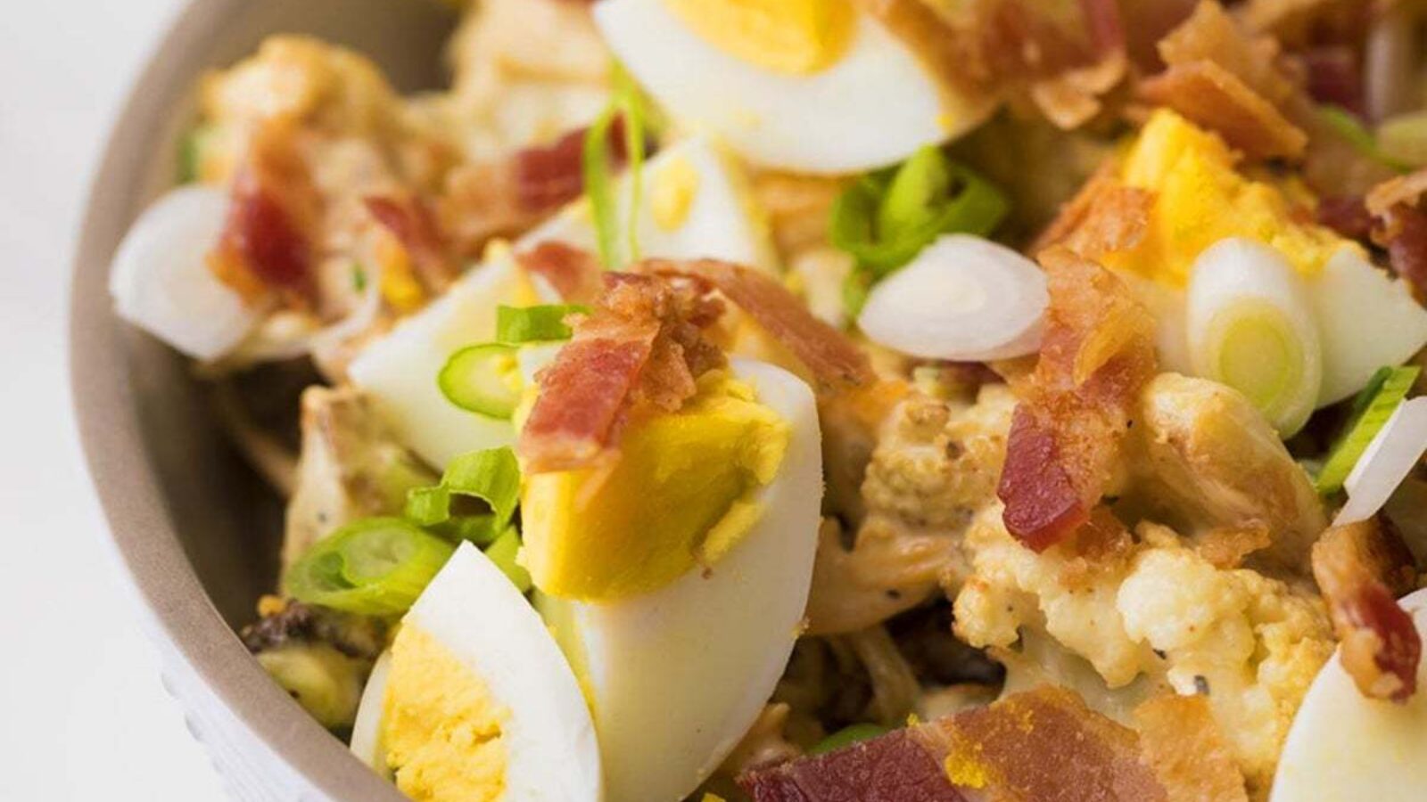 Loaded Summer Cauliflower Salad | Groobarb's Wild Farm