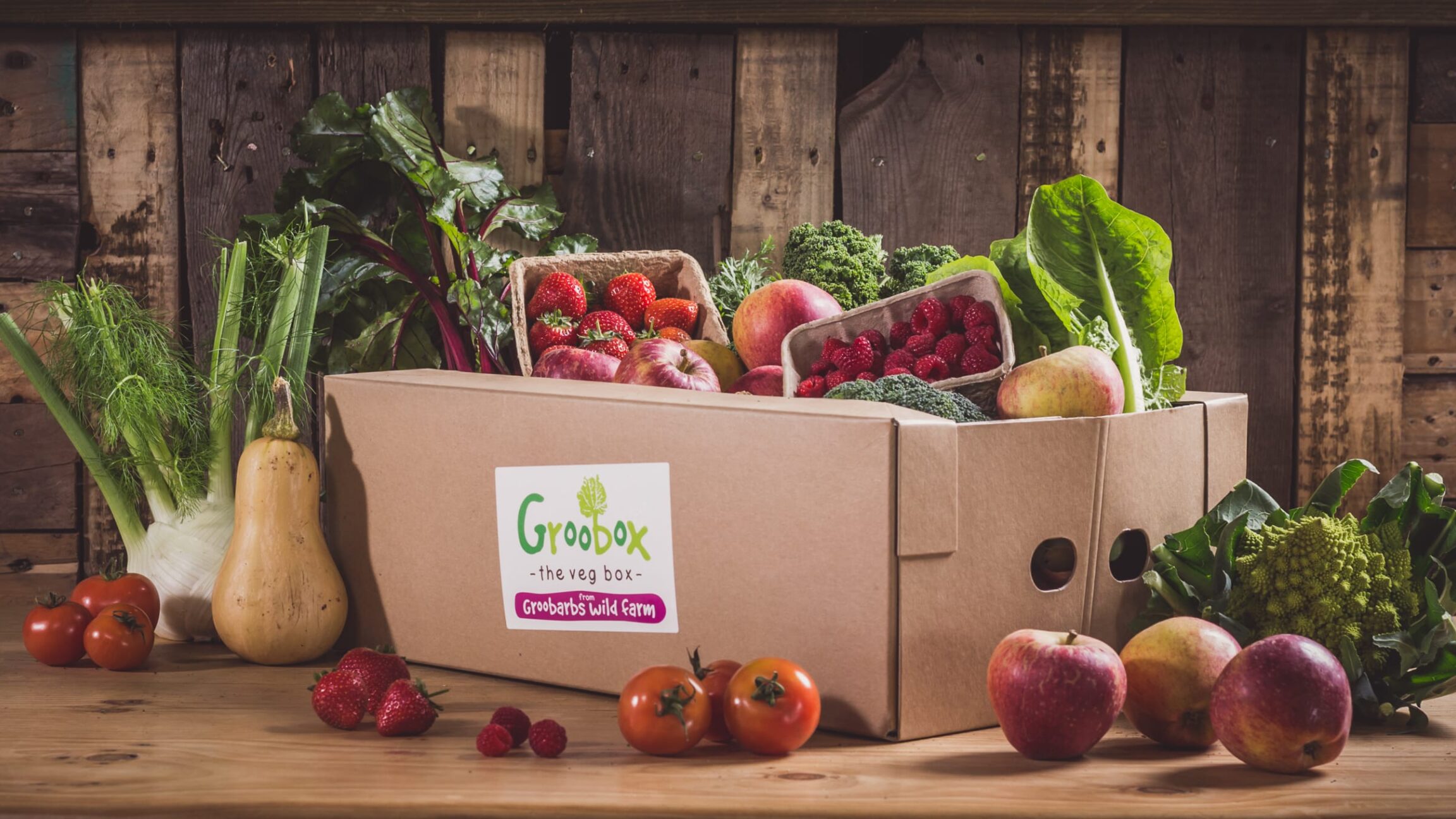 Medium Fruit & Veg Box | Groobarb's Wild Farm
