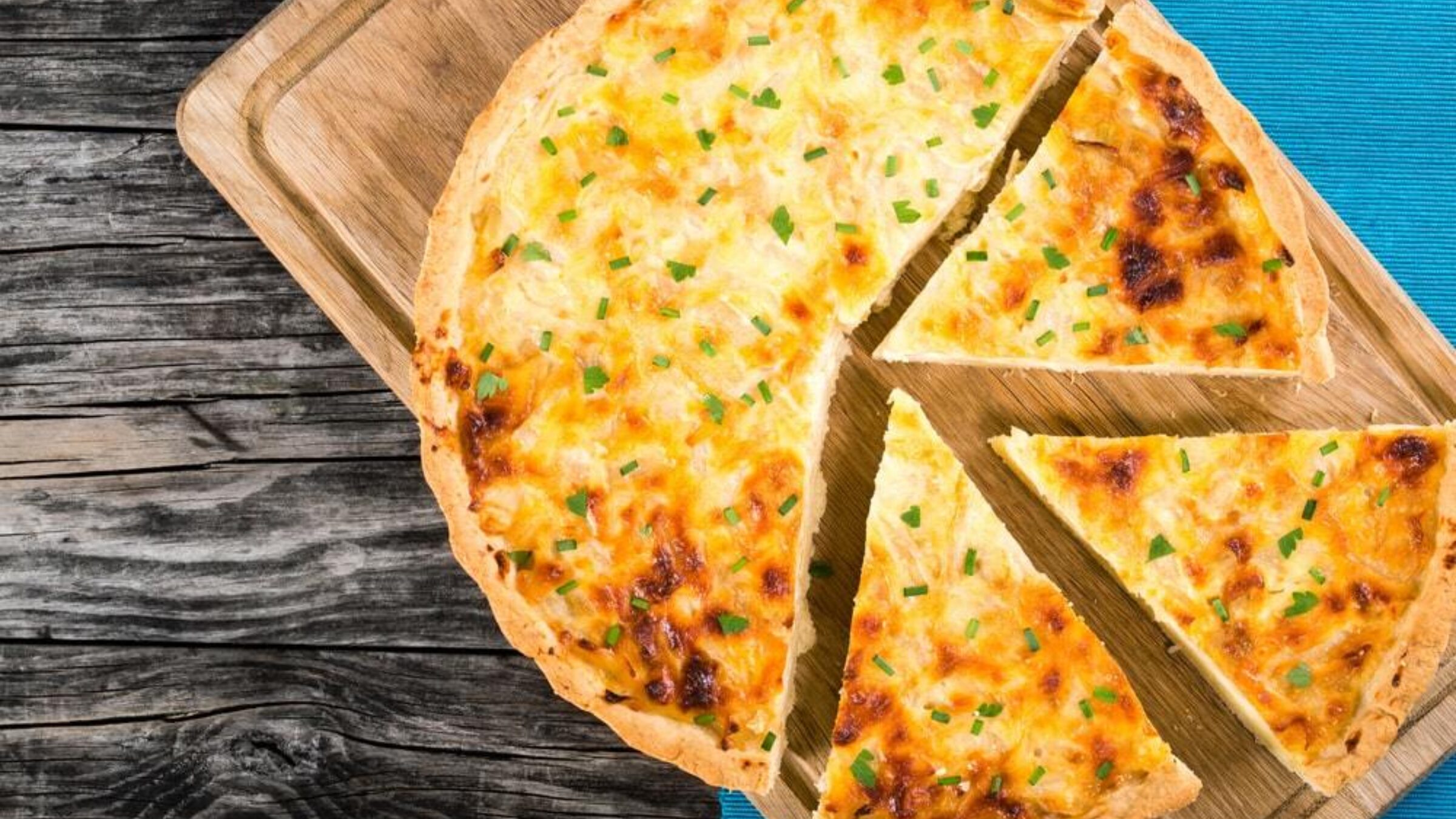 Spring Onion Quiche | Groobarb's Wild Farm