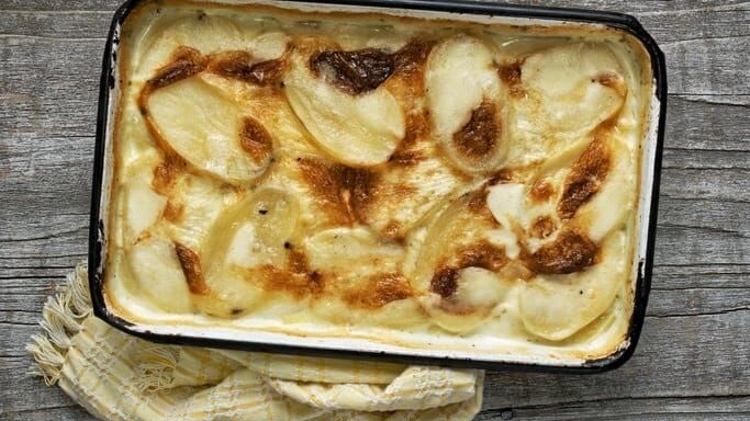 Swede, potato and carrot gratin | Groobarb's Wild Farm